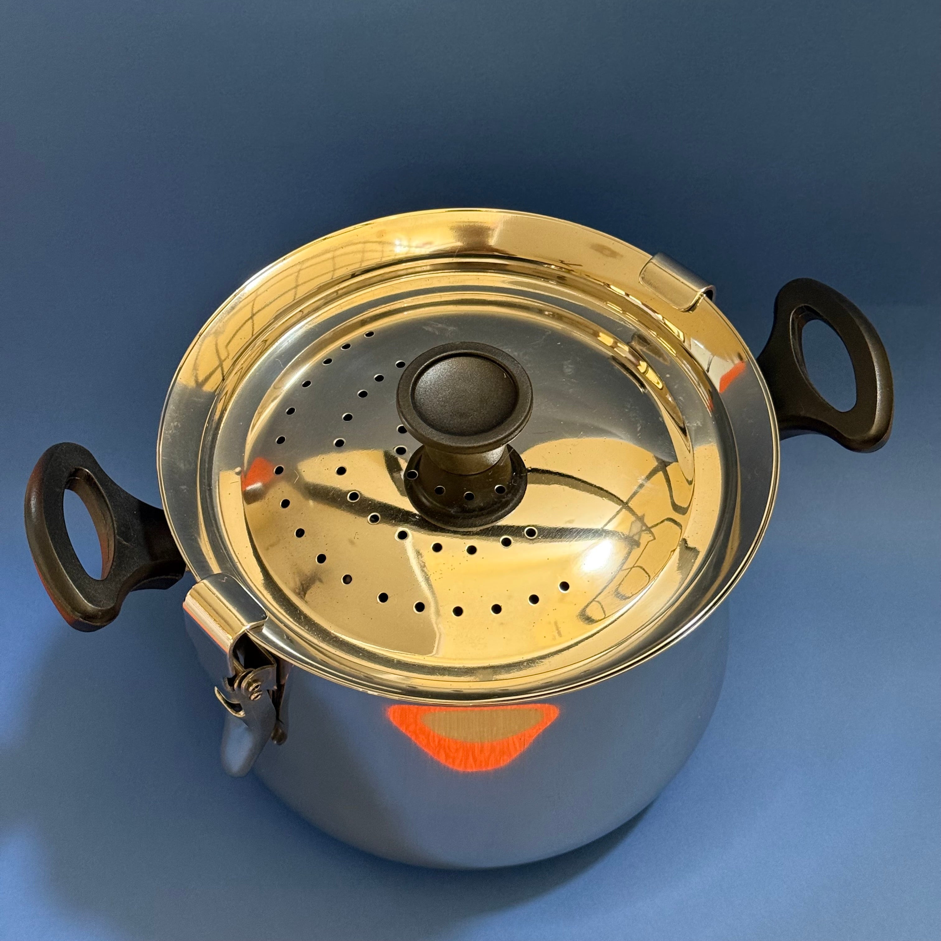 Rice Strainer Pot Stainless Steel | Easy Rice & Pasta Strainer | Annams ...