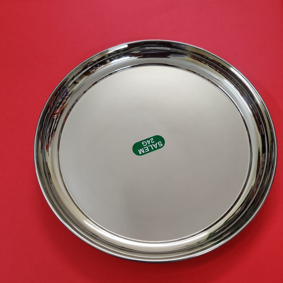 Salem Stainless Steel Tiffin Plate small – Annams Shop